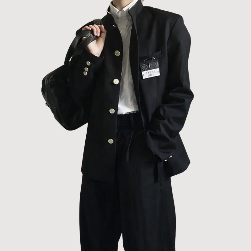 Japanese School Uniform Male 'Classic Gakuran' | Japan Clothing – JAPAN ...