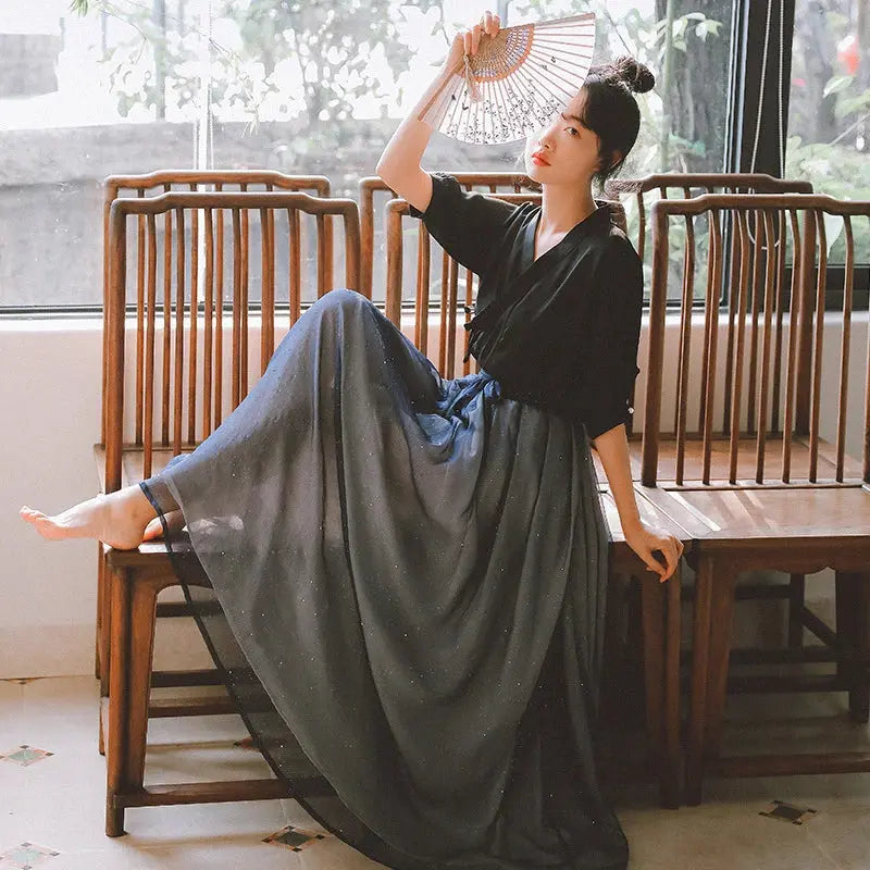 Japanese Long Dress | Japan-Clothing