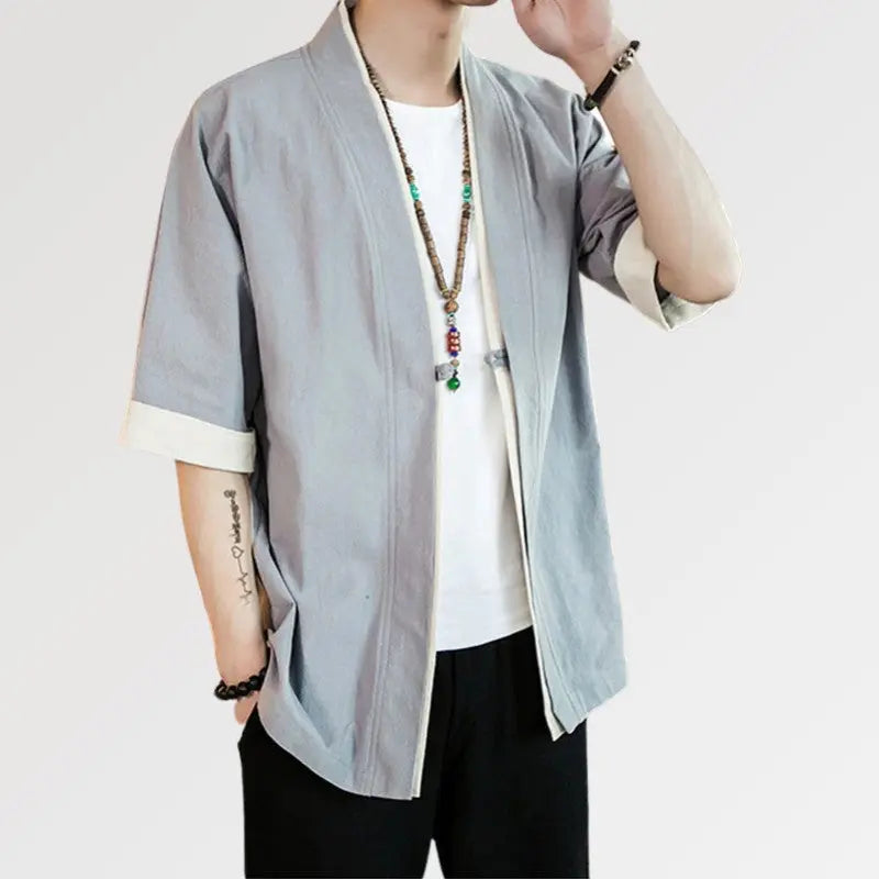 Japanese Style Jacket Mens | Japan-Clothing